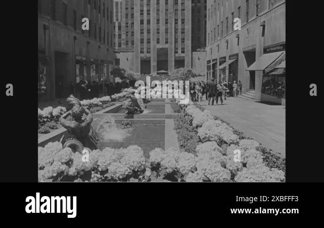 1940s - New York City landmarks such as Rockefeller Center, St. Patrick ...