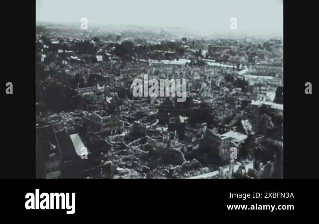 1945 - Generals Eisenhower, Bradley, and Patton visit concentration ...