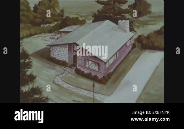 1970 - Illustrations are used to show how to turn your home into a ...