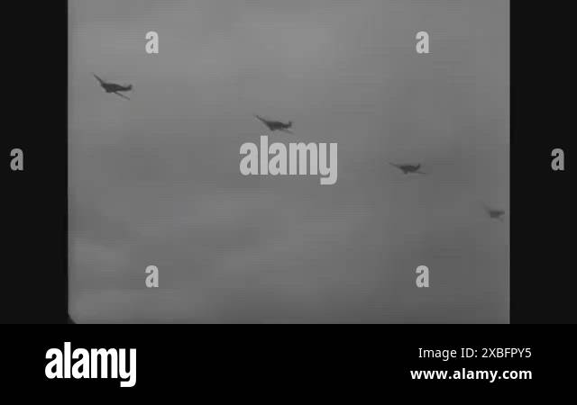 The Luftwaffe attack from the air during World War 2 in this German ...