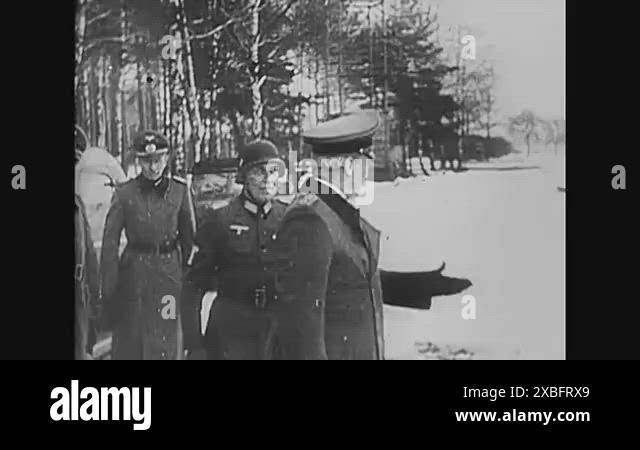 Nazi troops in formation during World War II Stock Video Footage - Alamy