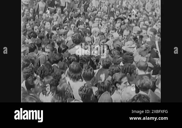 An Italian propaganda film from World War II showing the destruction ...