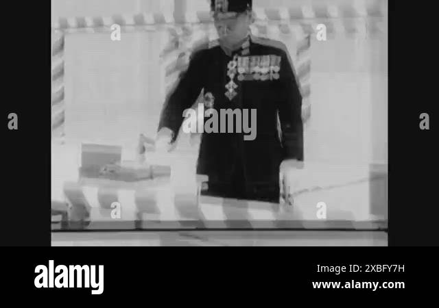 1953 - A high-ranking officer in the Imperial Japanese Navy christens a ...