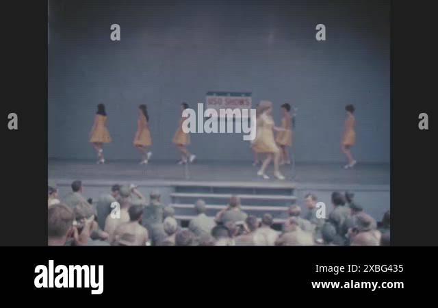 1969 - American soldiers take pictures of Miss America contestants ...