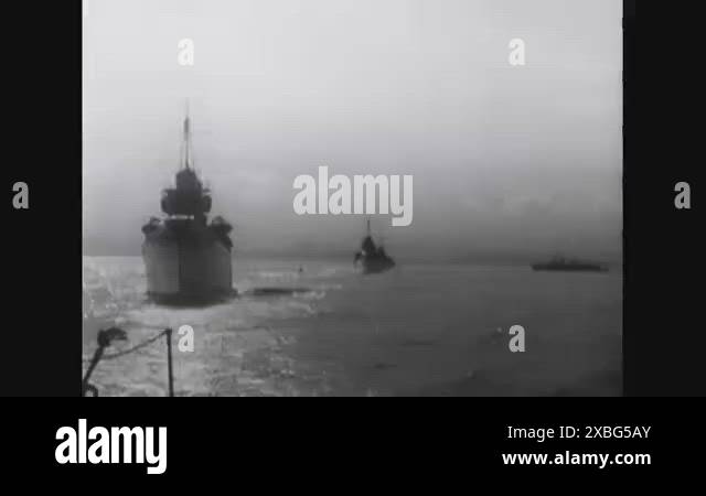 Japanese World War II propaganda piece showing a fleet of Japanese ...