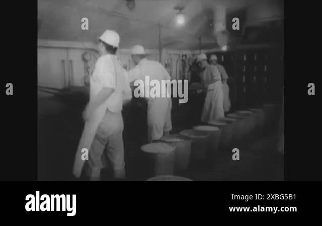 Japanese World War II propaganda piece showing Japanese chefs prepare ...