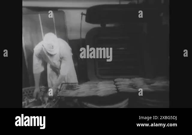 Japanese World War II propaganda piece showing Japanese chefs prepare ...