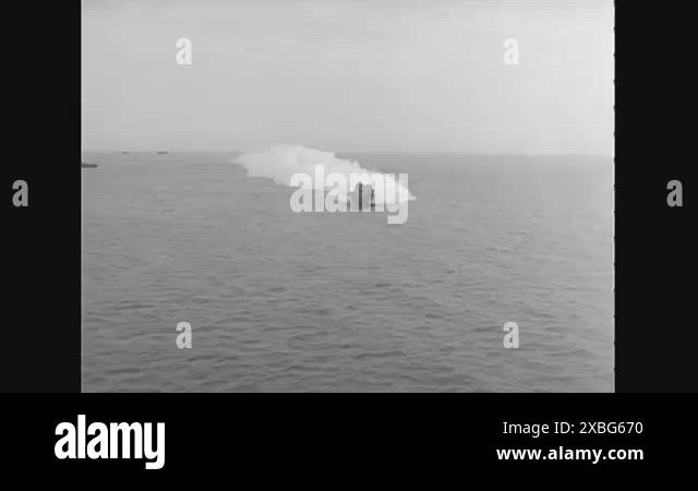 1944 - US Navy sailors practice driving their PT boats through a smoke ...