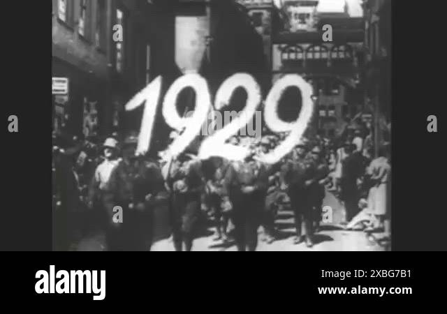 1929 - Large crowds line the streets to salute Hitler's motorcade as it ...