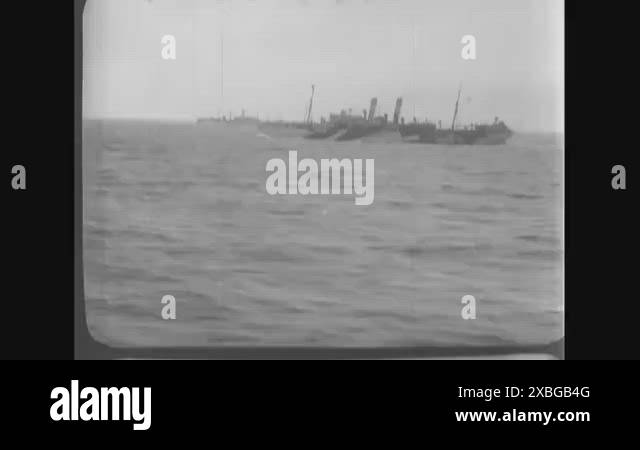 Troops are shown onboard as the U.S.S. Leviathan travels at sea with a ...