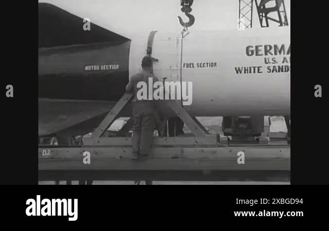 1947 - The V2 Rocket is disassembled and reassembled, and moved into a ...