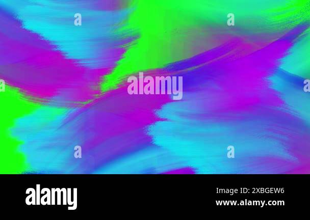 4K Animated Brush Texture Abstract Creative Brush Design Neon Colors ...