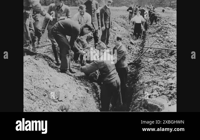 German citizens forced to exhume victims bodies of the Arnstadt ...