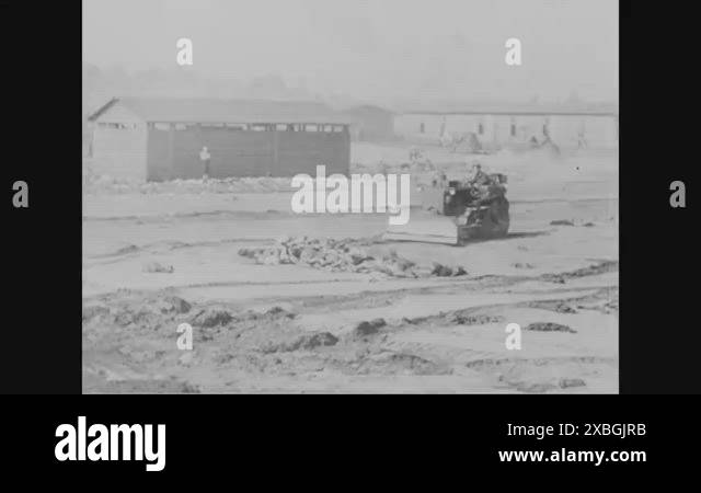 Bulldozers were required to handle the burying of massive numbers of ...