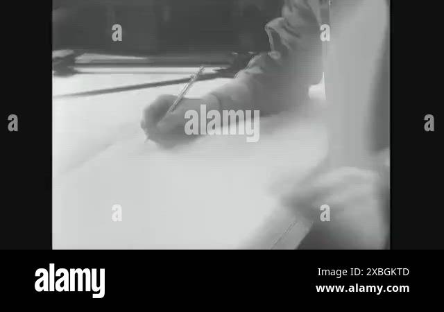 A military navigator plots a course, shots of the pilots in the cockpit ...
