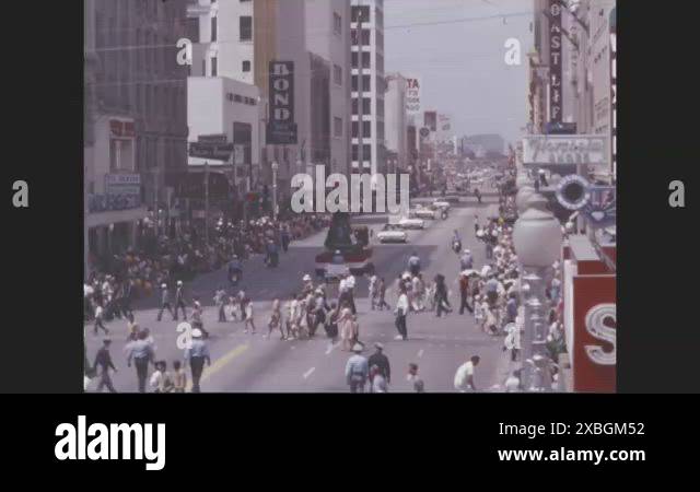 A parade is held honoring the Astronauts and personnel of the Manned ...