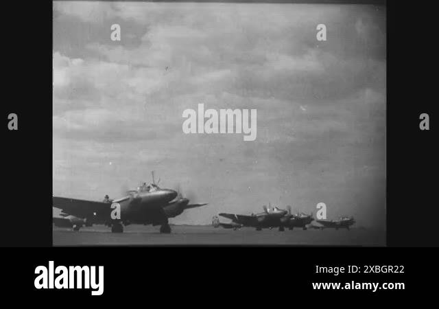 1944 - Russian torpedo bombers take off from a captured airstrip ...