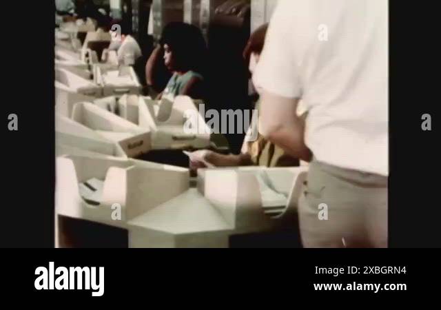 1967 - A look inside an IRS office shows how tax returns are processed Stock Video Footage - Alamy