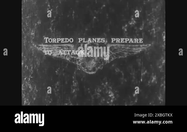 1926 - Torpedo planes take off from a US Navy aircraft carrier and fly ...