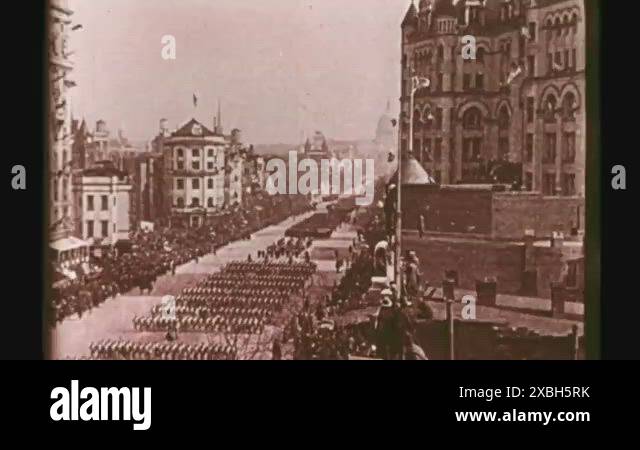 1965 - Archival footage shows scenes from Harding's, Coolidge's, and ...