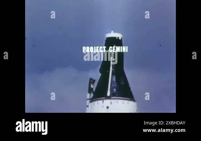 1966 - Highlights from NASA's Gemini Project are shown Stock Video ...