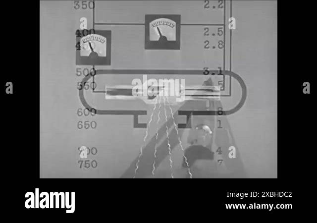 An animation shows electrons, a lead cone and a filter in a medical x ...