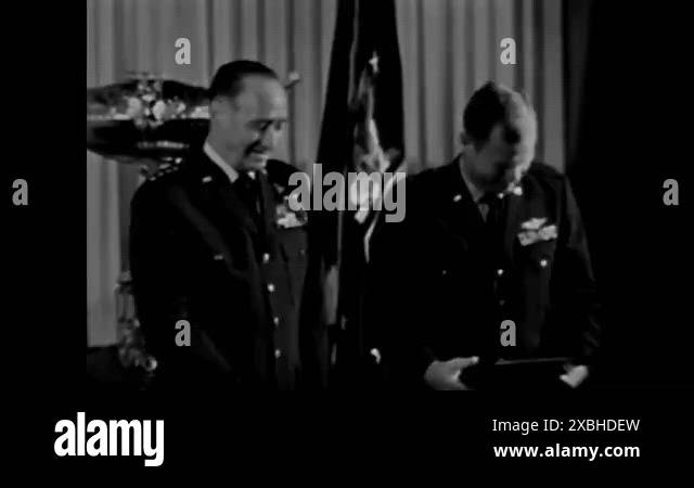 1968 - The Air Force Chief of Staff, General John P. McConnell, gives a ...