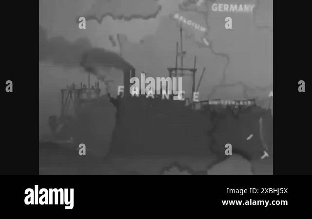 Animated maps show the spread of Communism and troops march and Supreme ...