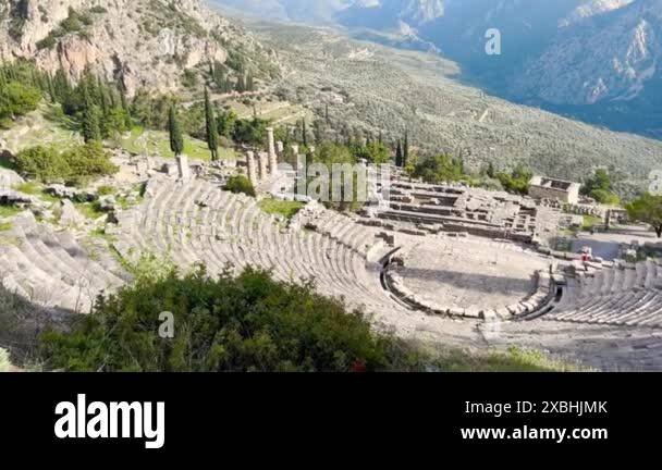 Temple apollo theatre ruins ancient Stock Videos & Footage - HD and 4K ...