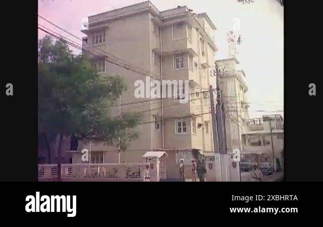 Soldiers and officers pass a guard post as they exit a United States ...