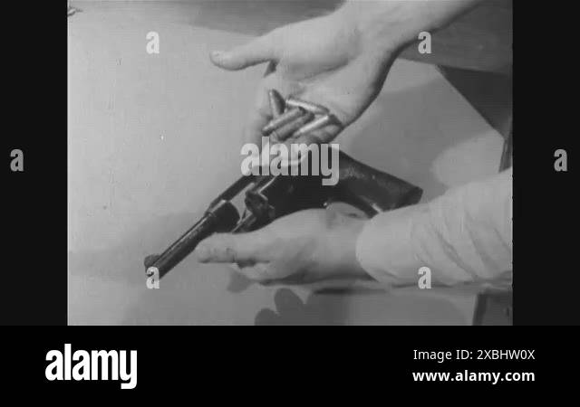 1960s - Animated diagrams are used to compare firing a gun to athletic ...