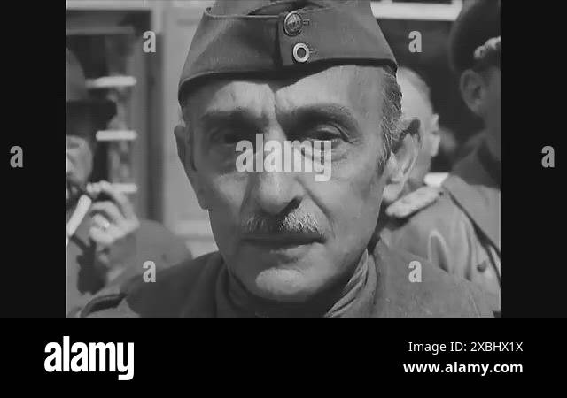 1945 - Freed political prisoners are shown in Salzburg, including Greek ...