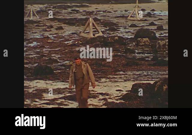 1944 - A small French fishing village is shown, spared by the Nazis ...