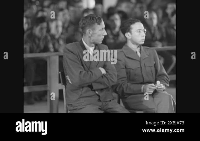 Nazi defendants testify during war crimes trials at Dachau ...