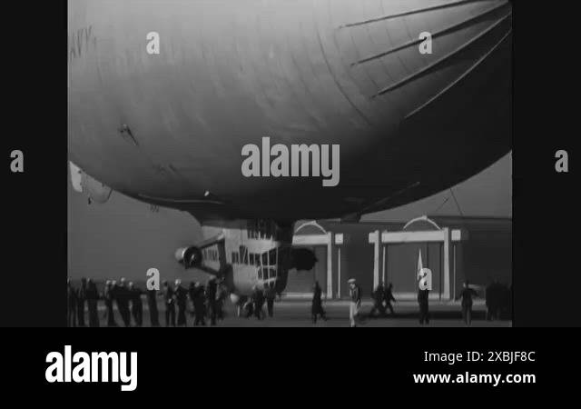 A nonrigid airship is flown over an ocean and nonrigid airships are ...