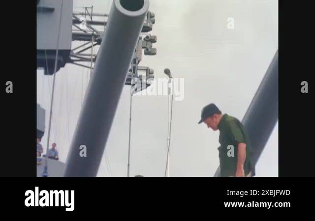 1968 - In a show on board the USS New Jersey, Bob Hope introduces Ann ...
