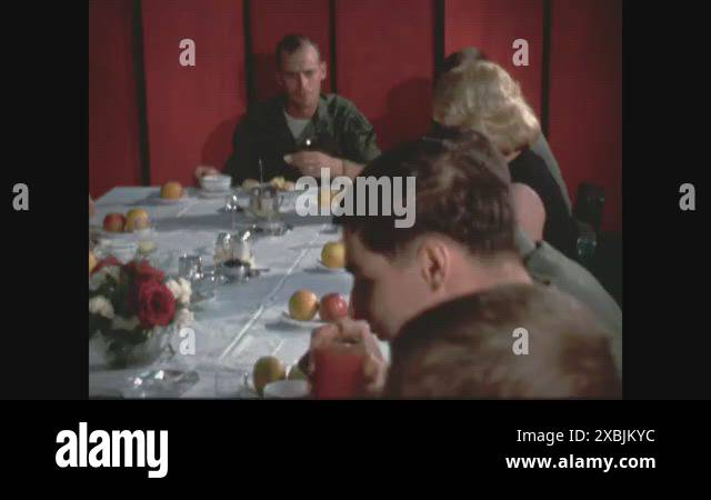 1967 - Vietnamese waitresses serve civilian women and American soldiers ...