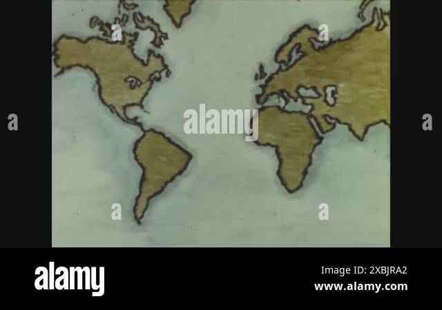 1948 - An animated map shows portions of the world populated before ...