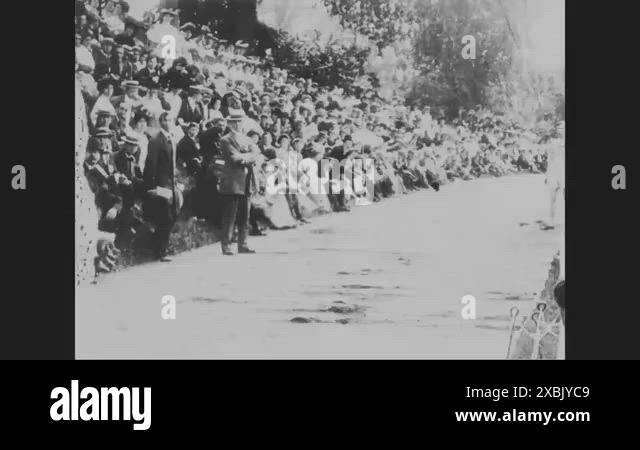 1900s - Running competitions and various parts of a track and field ...