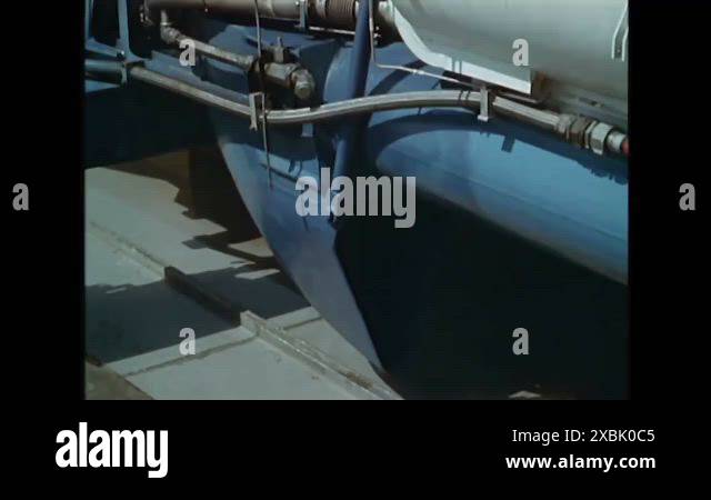 1959 - An explanation of the braking system of a rocket sled at the ...