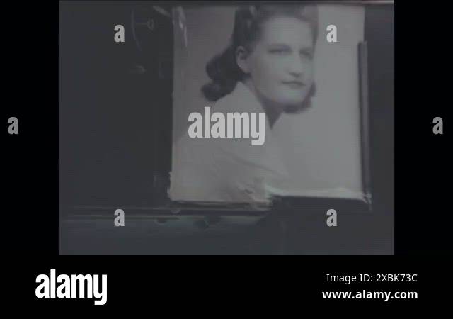 1943 - A photograph of the girlfriend of an airman is shown inside the ...