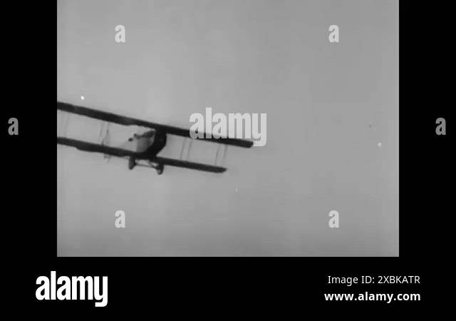 1923 - A photo plane captures footage of retired US battleships ...