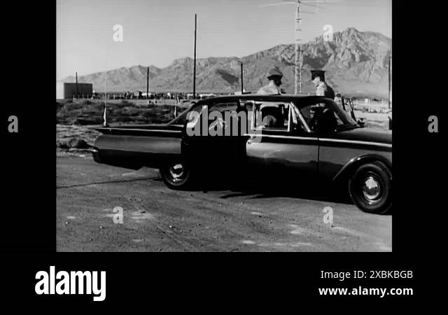 1962 - General Trudeau teaches Audie Murphy about the Sergeant Missile ...