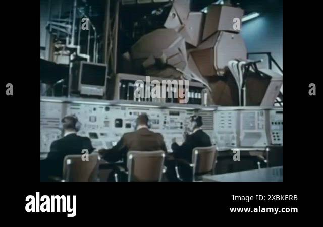 1971 - Astronauts work with the engineering and development lab at NASA ...