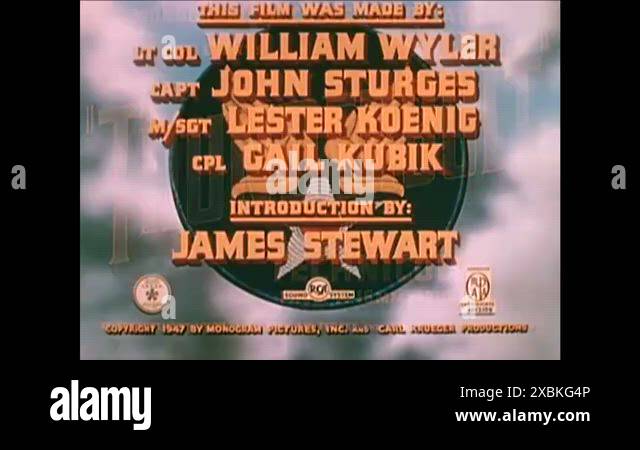 1947 - Combat cameras are strategically placed in different positions ...