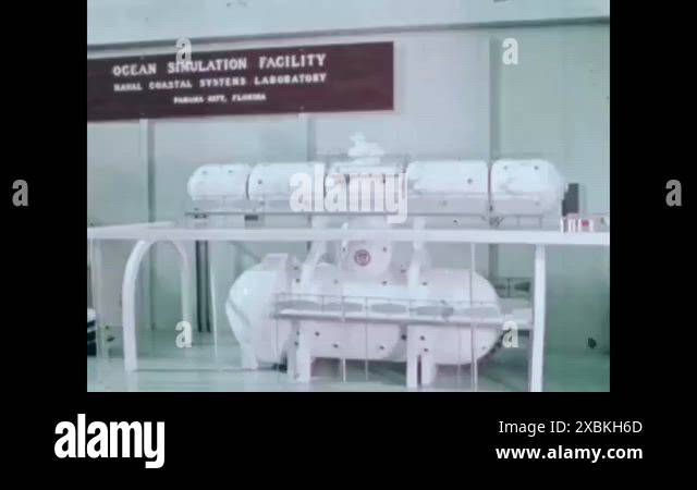 1974 - The dry chambers at the US Navy's Ocean Simulation Facility are ...