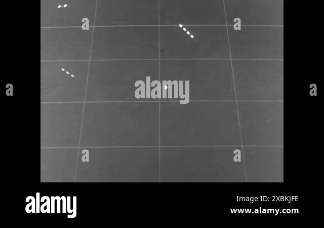 1944 - In this animated sequence, a composite track chart shows how two ...