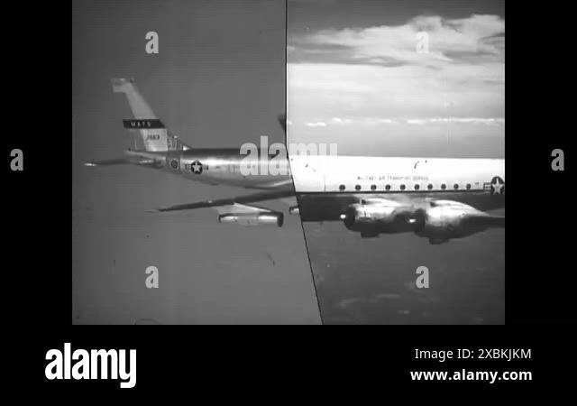 The Military Air Transport Service uses Douglas C-47 Skytrain, C-118 ...