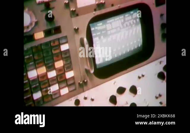 1970 - The weather room and simulation training room of NASA's Mission ...