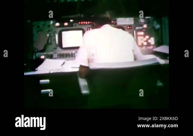 1970 - The tasks of every man in the Mission Operations Control Room of ...